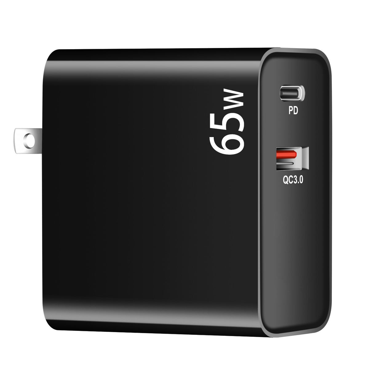 OEM (Generic) 65W PD Power Plug - UK (Brunei) 3-Pin Plug (Black ...