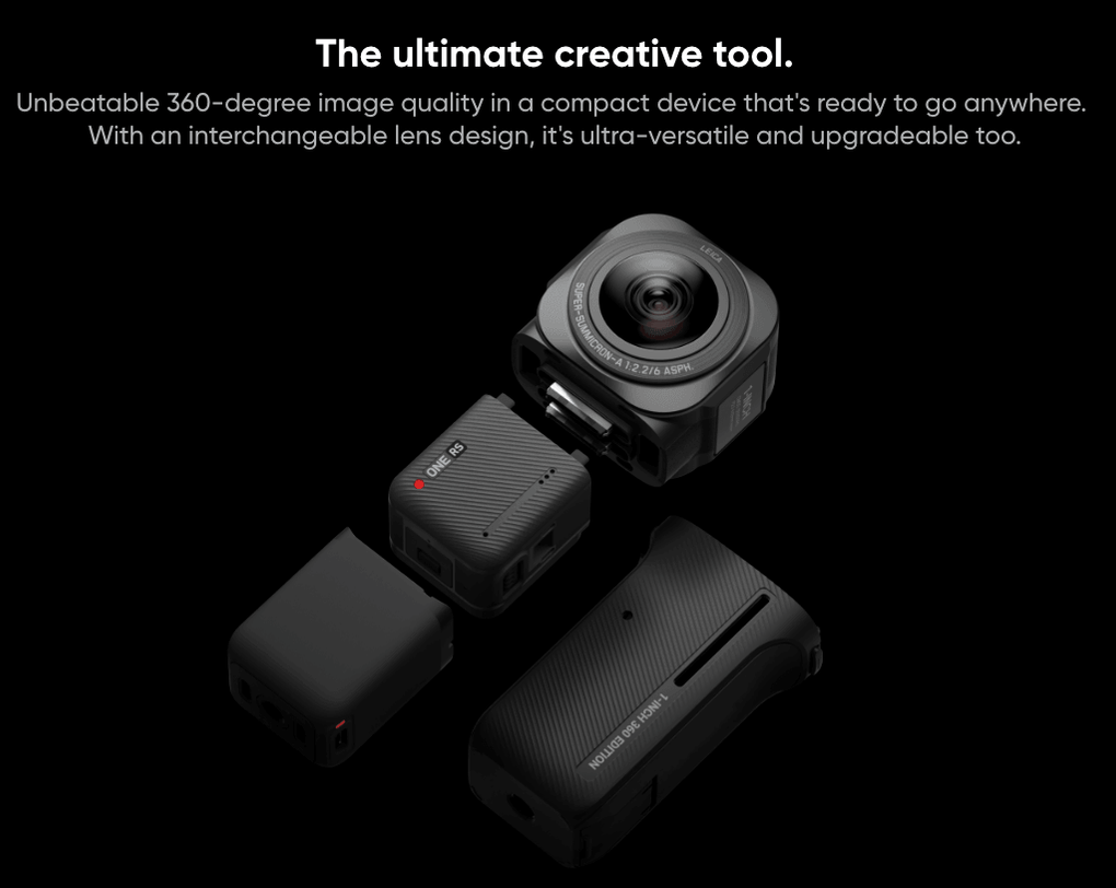 INSTA360 ONE RS 1-Inch 360 Edition Modular Camera — 673SHOP.com
