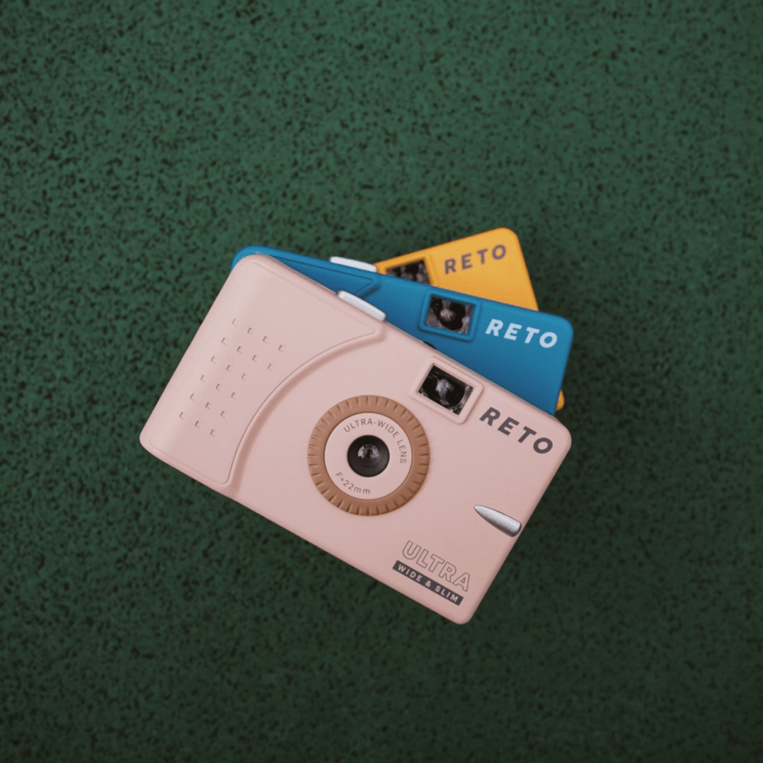 RETO Ultra Wide & Slim Wide Angle & Compact 35mm Film Camera (Reusable ...