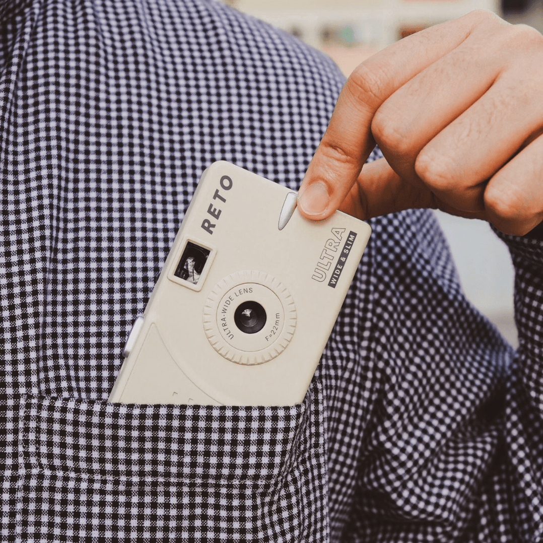 RETO Ultra Wide & Slim Wide Angle & Compact 35mm Film Camera (Reusable ...